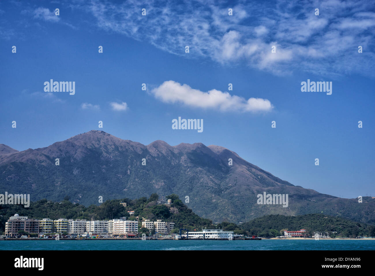 Hong Kong Lantau Island Mui Wo Ferry Pier Stock Photo - Alamy