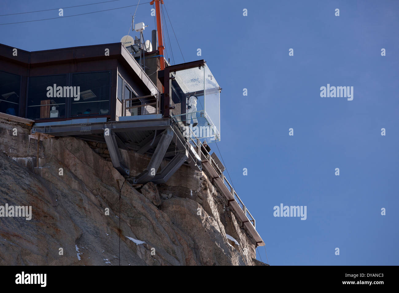 Chamonix step into the void hi-res stock photography and images - Alamy