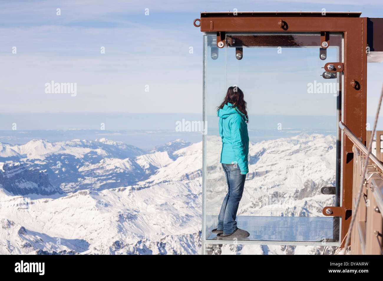The Aiguille Du Midi Skywalk High Resolution Stock Photography and ...