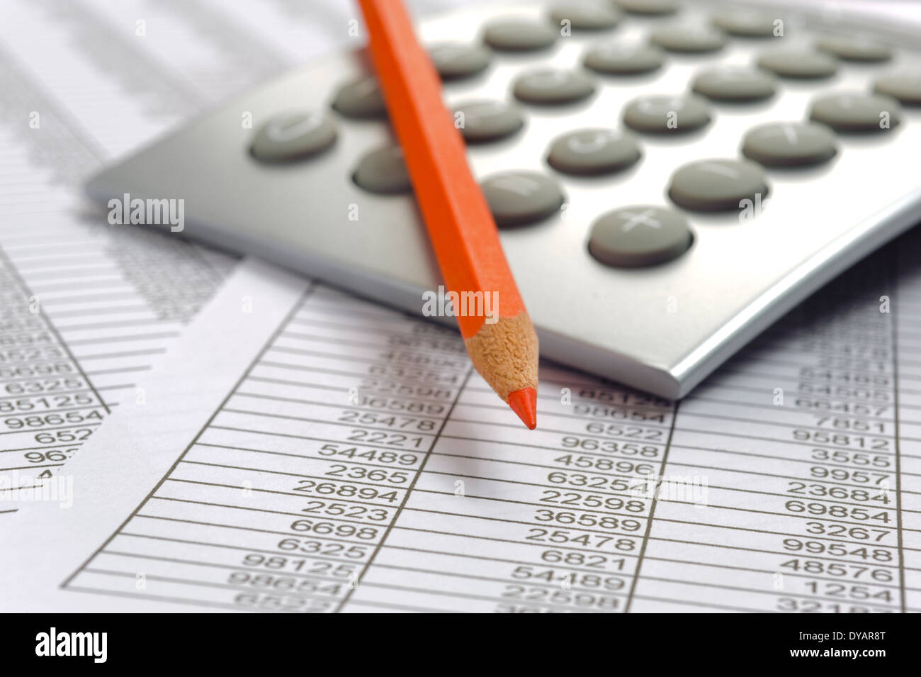 financial business calculation Stock Photo - Alamy