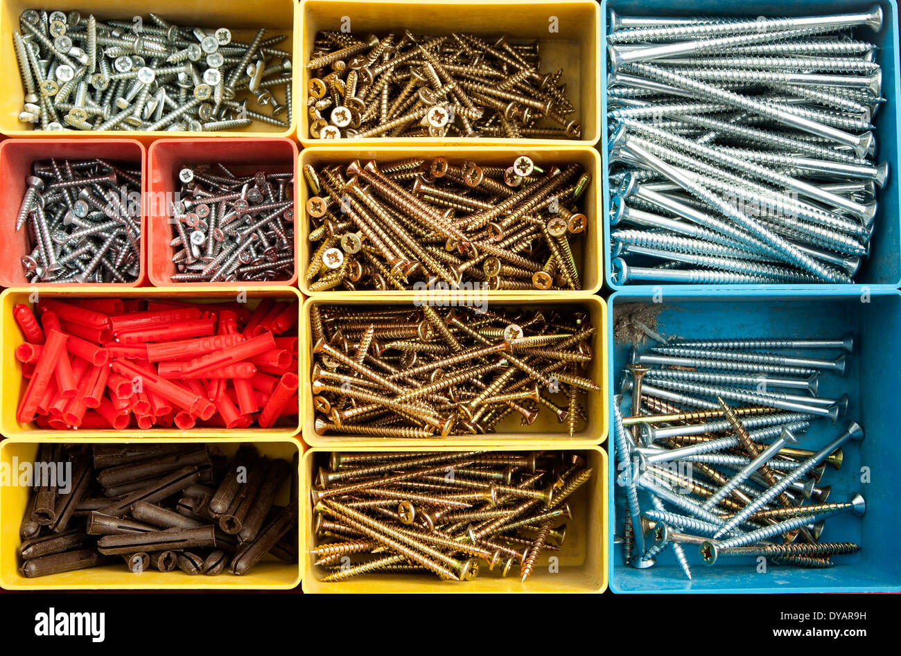 Carpentry screws hi-res stock photography and images - Alamy