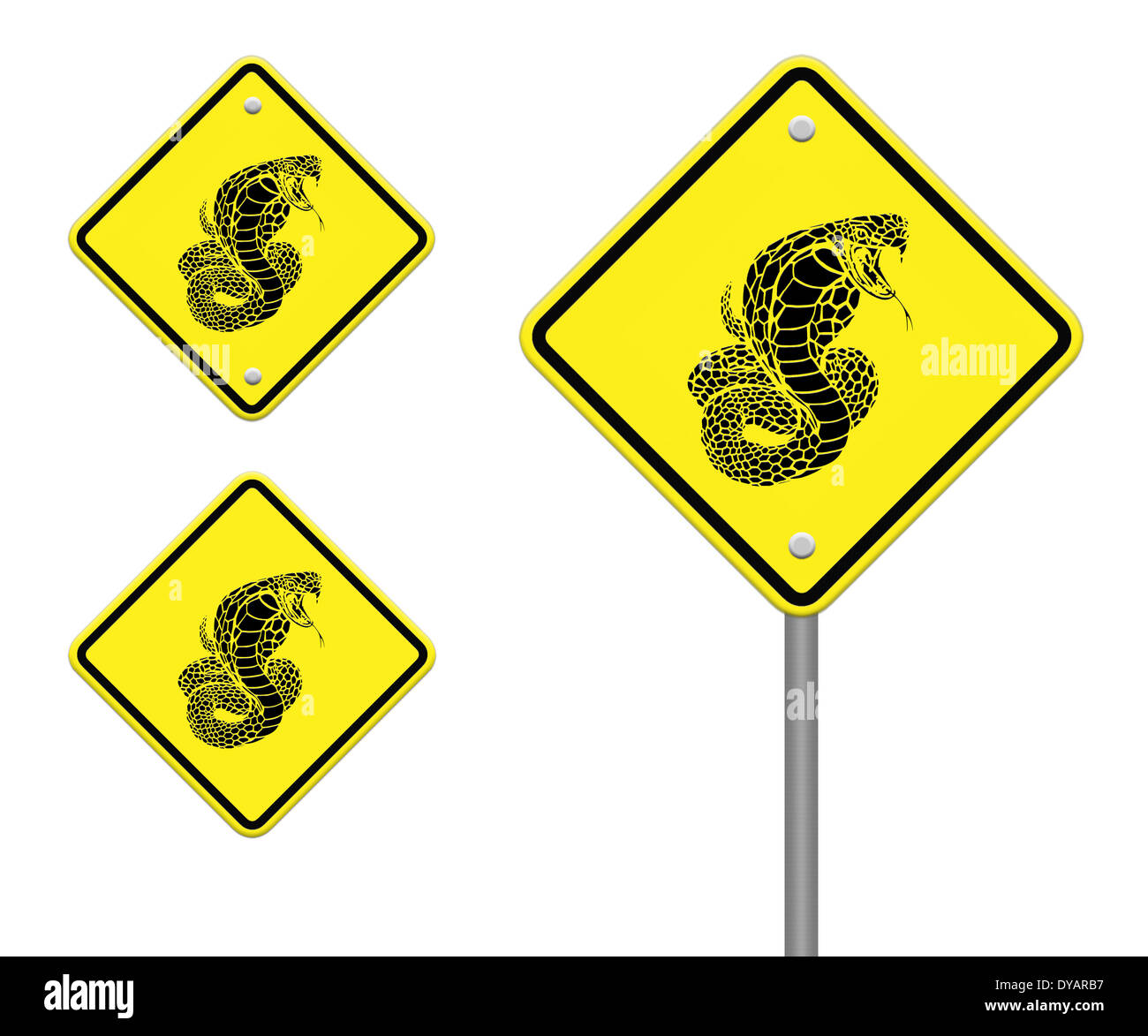 Sign zoo warning dangerous animals hi-res stock photography and images ...