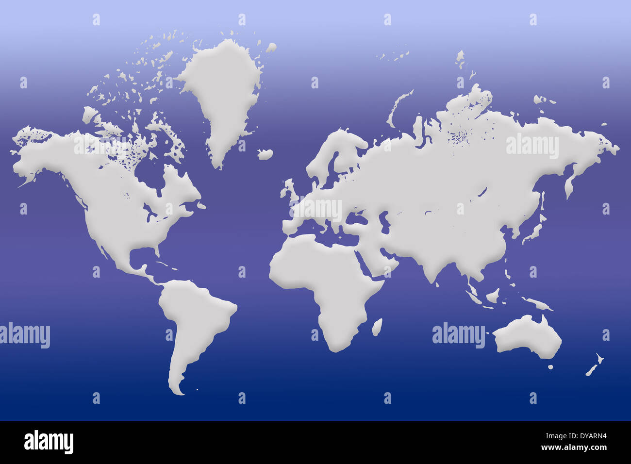 World Map Illustration Stock Photo - Alamy