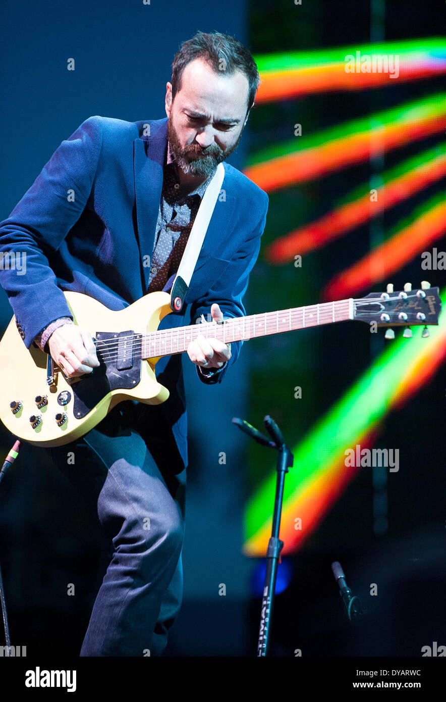 Apr 10, 2014 - Indio, California; USA - Musician JAMES MERCER of the ...