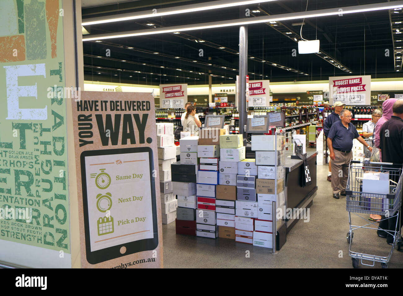 Dan Murphys liquor/alcohol store in Sydney, Australia Stock Photo - Alamy