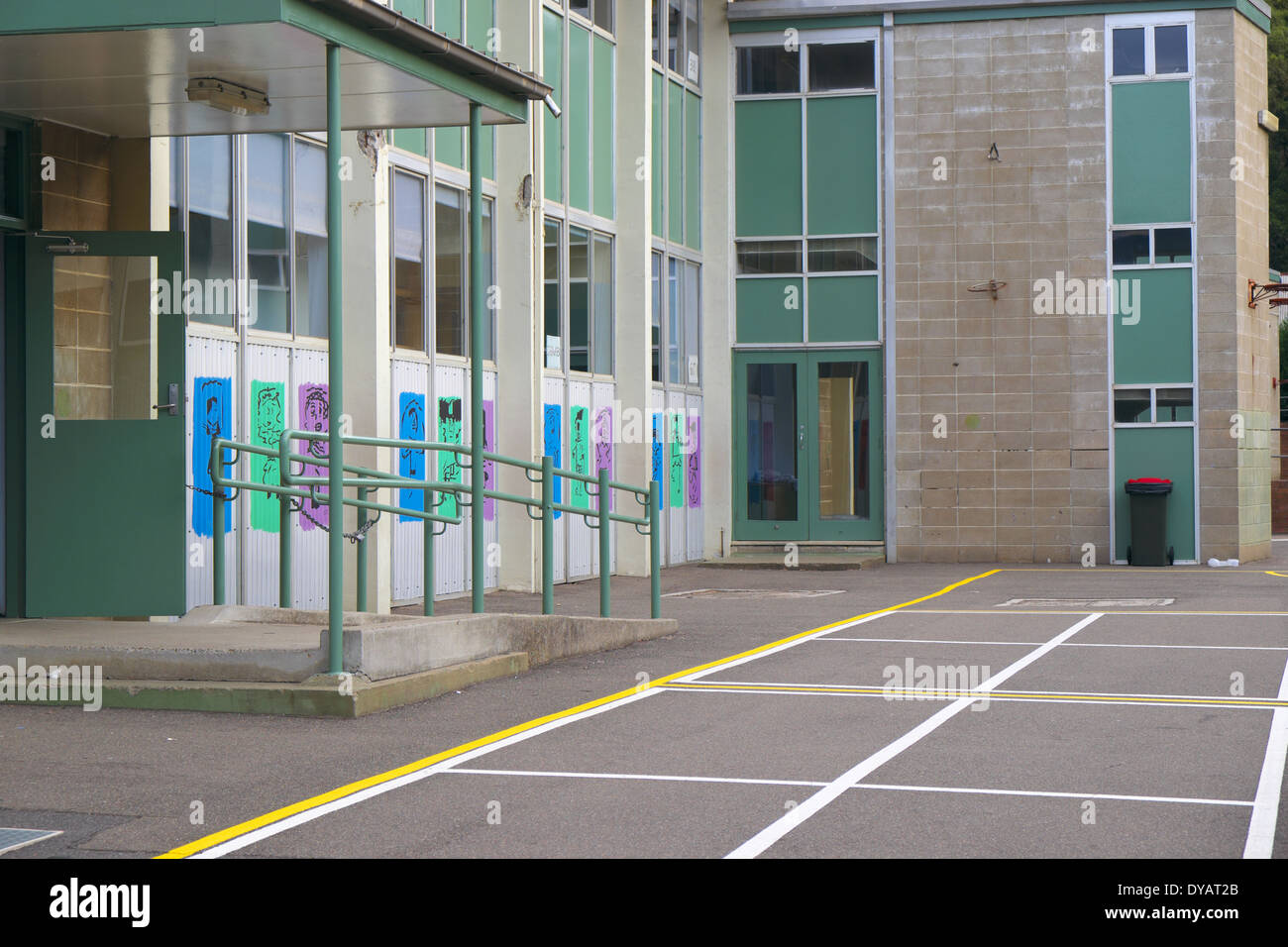 School exterior and playground hi-res stock photography and images - Alamy