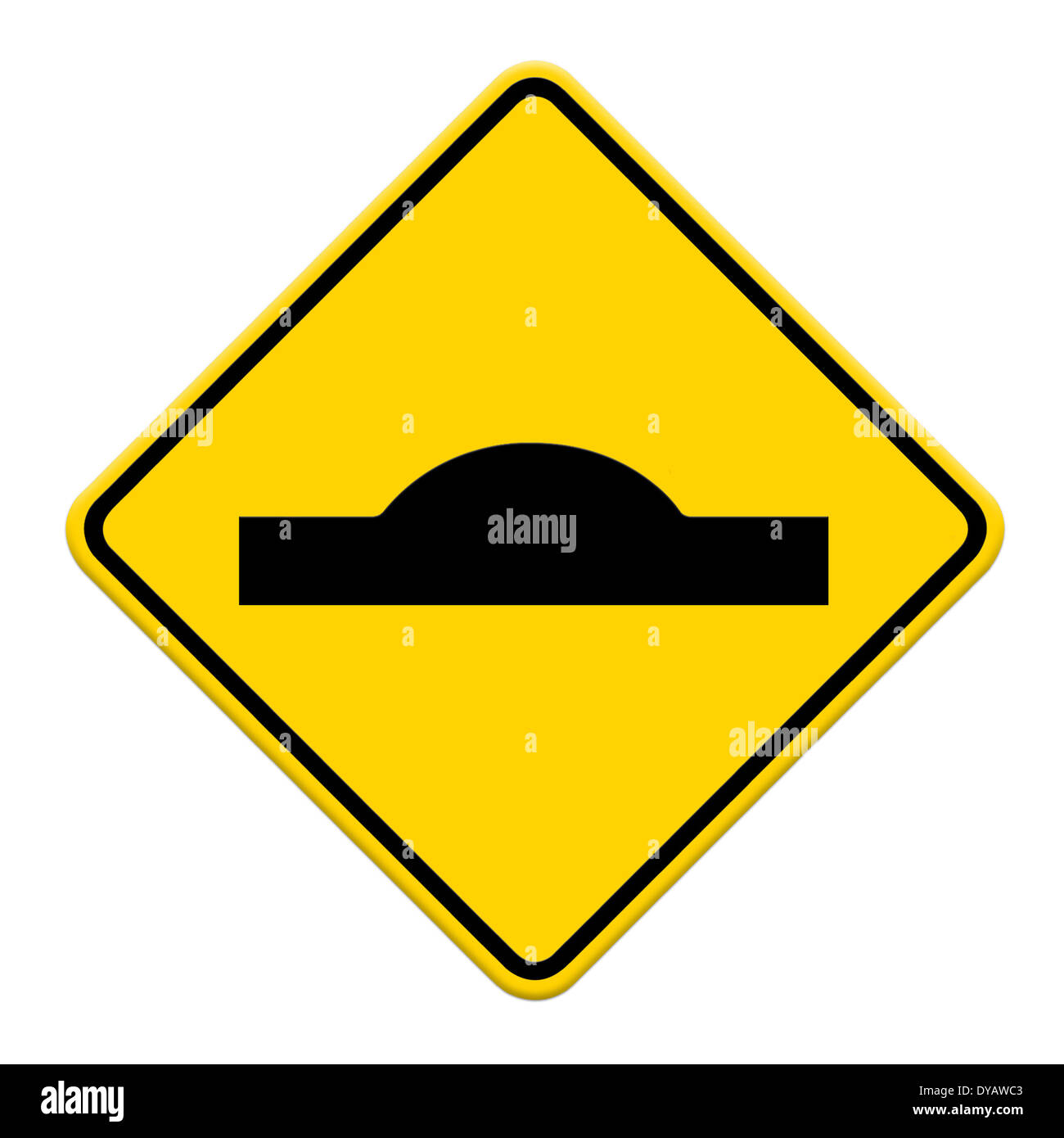 road warning sign with surface Jump street Stock Photo - Alamy