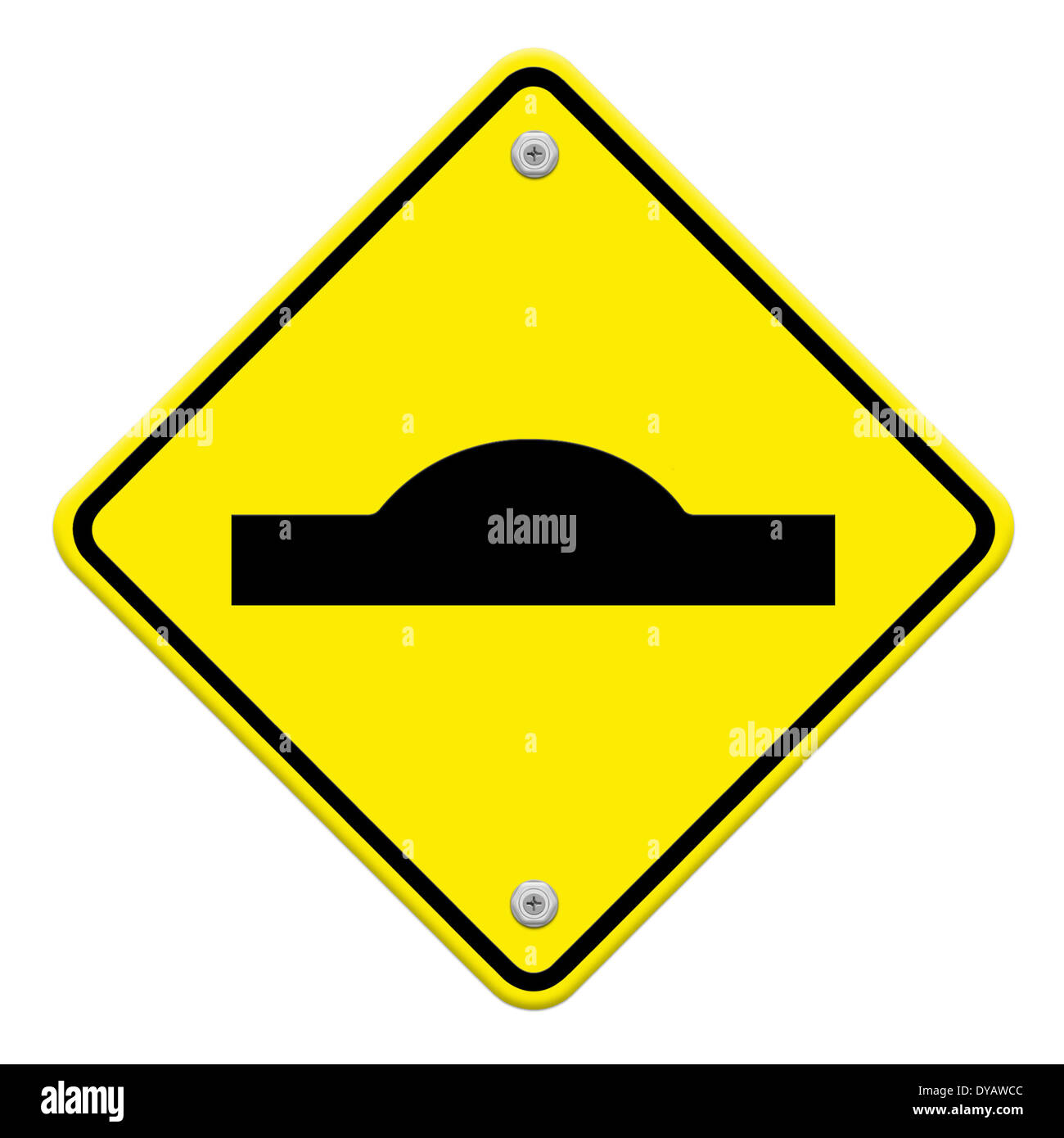 road warning sign with surface Jump street Stock Photo - Alamy