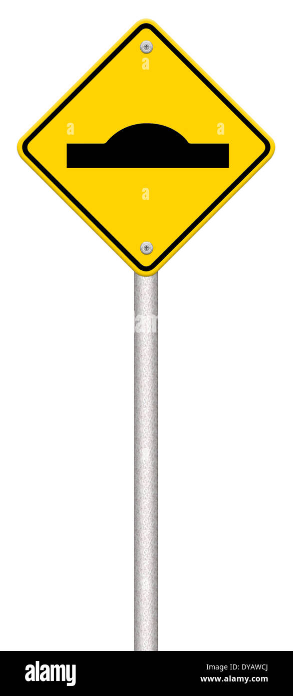 road warning sign with surface Jump street Stock Photo - Alamy