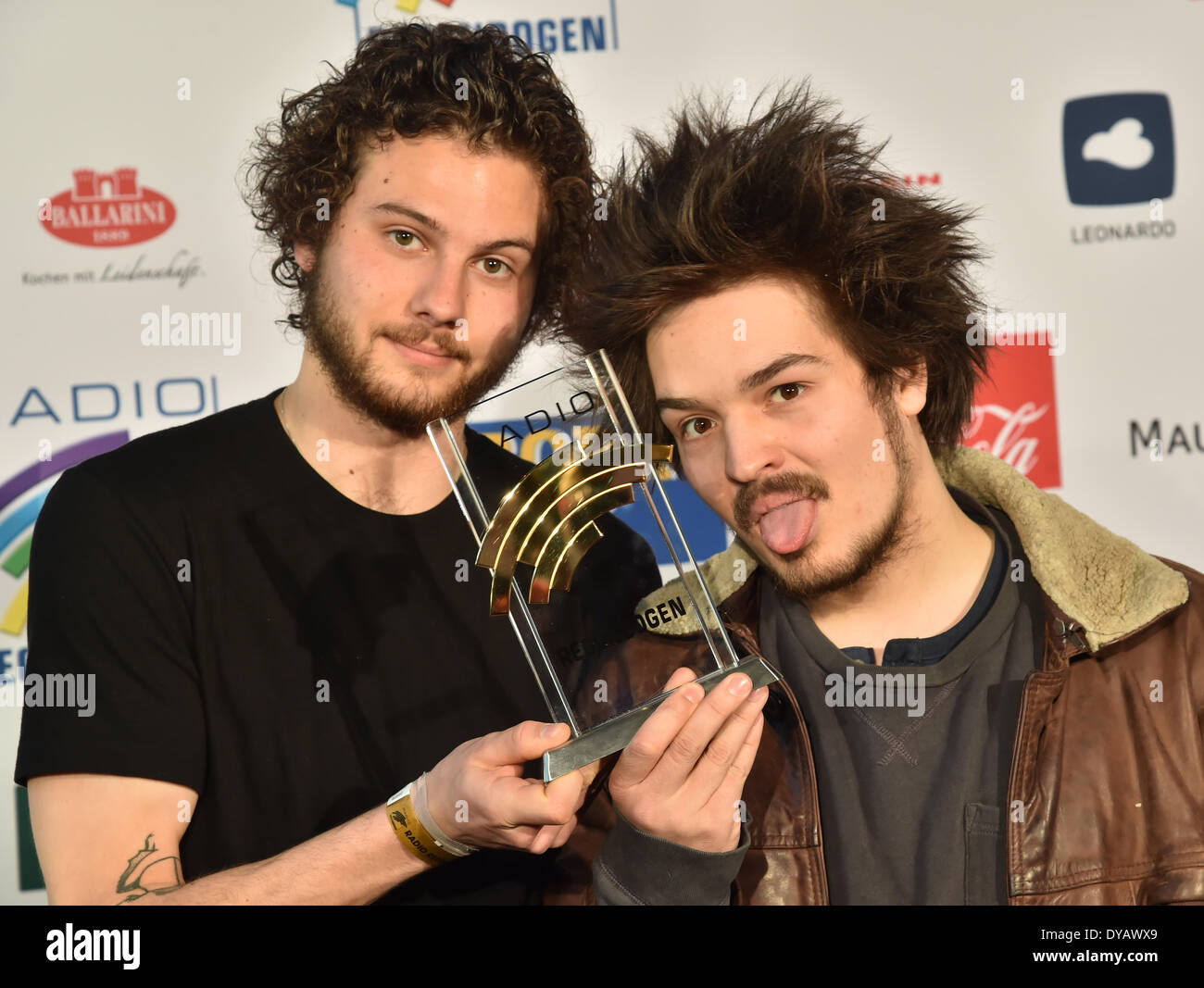 Rust, Germany. 11th Apr, 2014. Philipp Dausch (L) and Clemens Rehbein ...