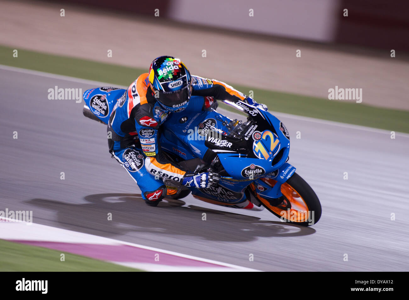 Losail International Circuit, Doha, Qatar, 23rd March 2014. Alex ...