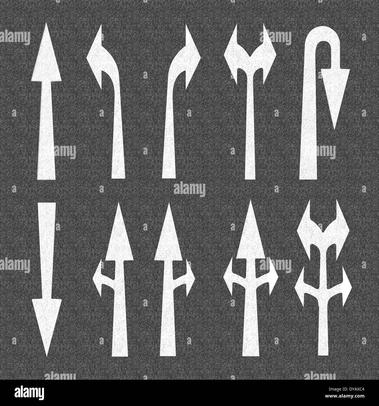 Straight path on white Black and White Stock Photos & Images - Alamy