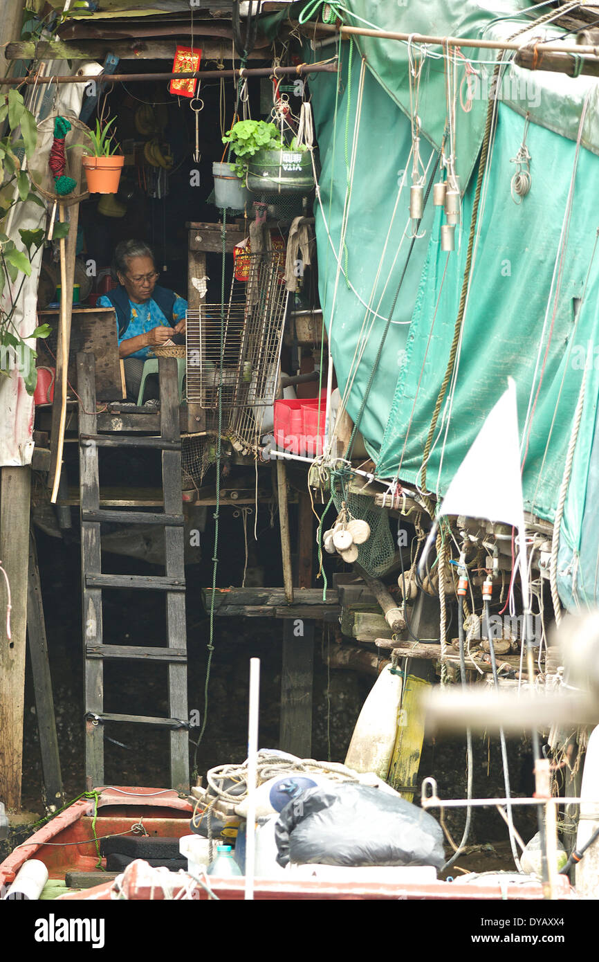 Chinese Fishing Shacks