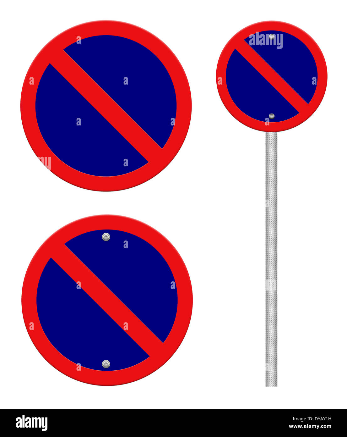 Parking ban traffic sign Stock Photo - Alamy