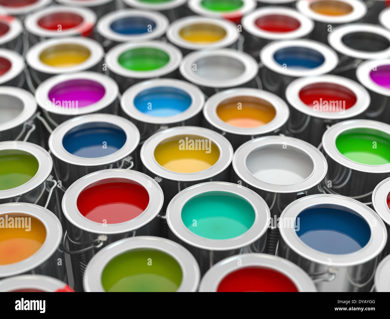 Color circle primary secondary paint hi-res stock photography and ...