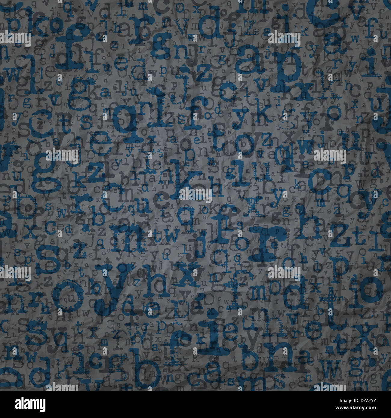 abstract wallpaper with alphabet letters on textured surface Stock ...