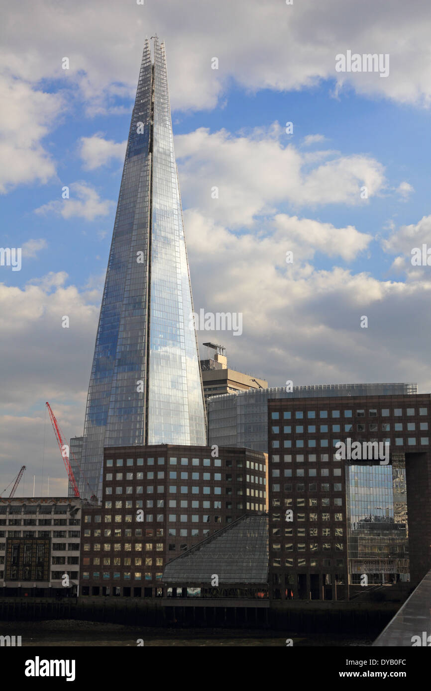 View of the Shard from London Bridge EC4, London England UK Stock Photo ...