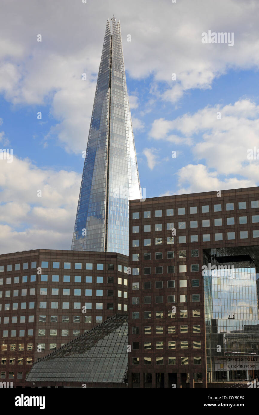 View of the Shard from London Bridge EC4, London England UK Stock Photo ...