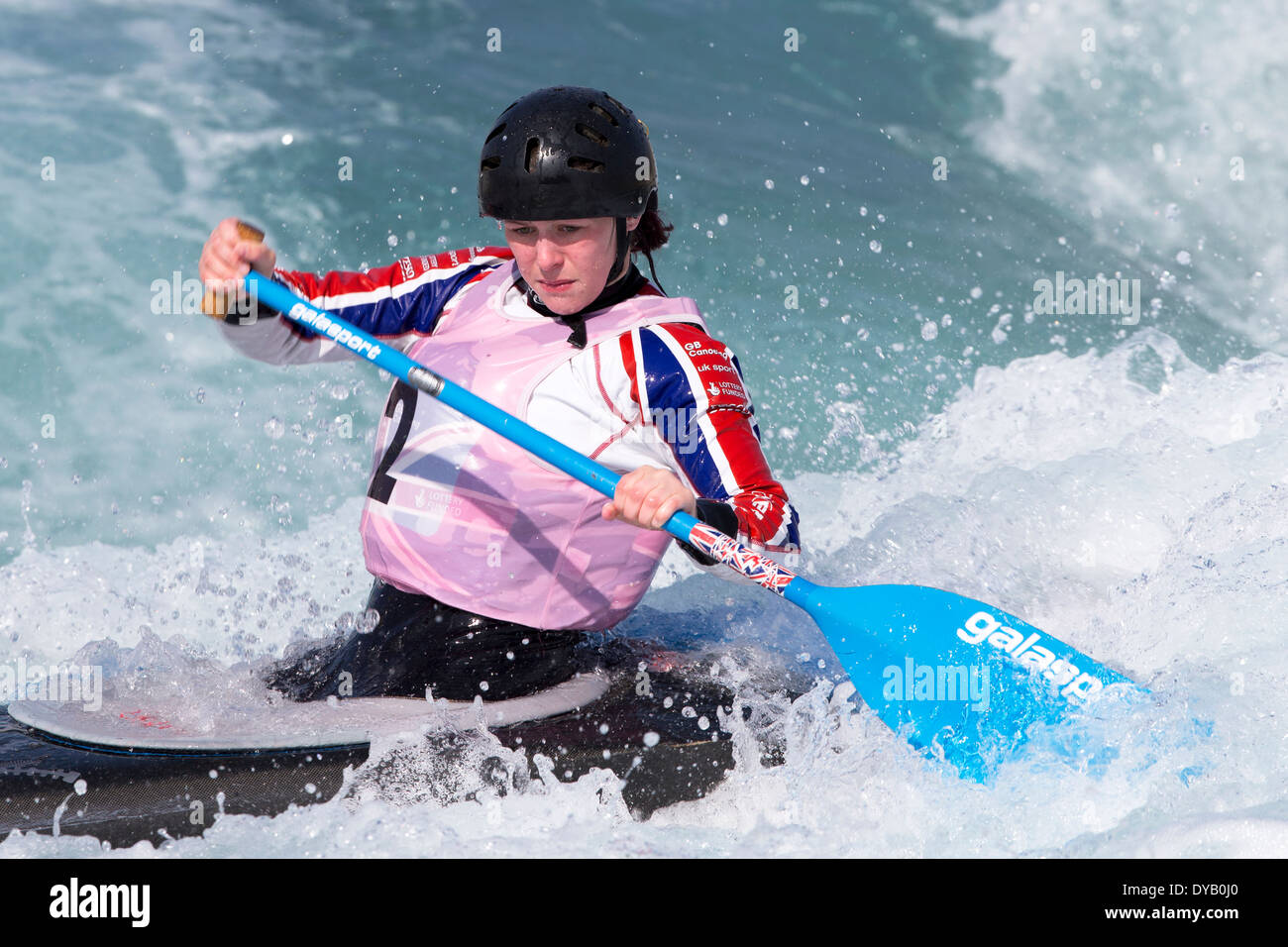 Kimberley WOODS, A Final C1 Women's GB Canoe Slalom 2014 Selection ...
