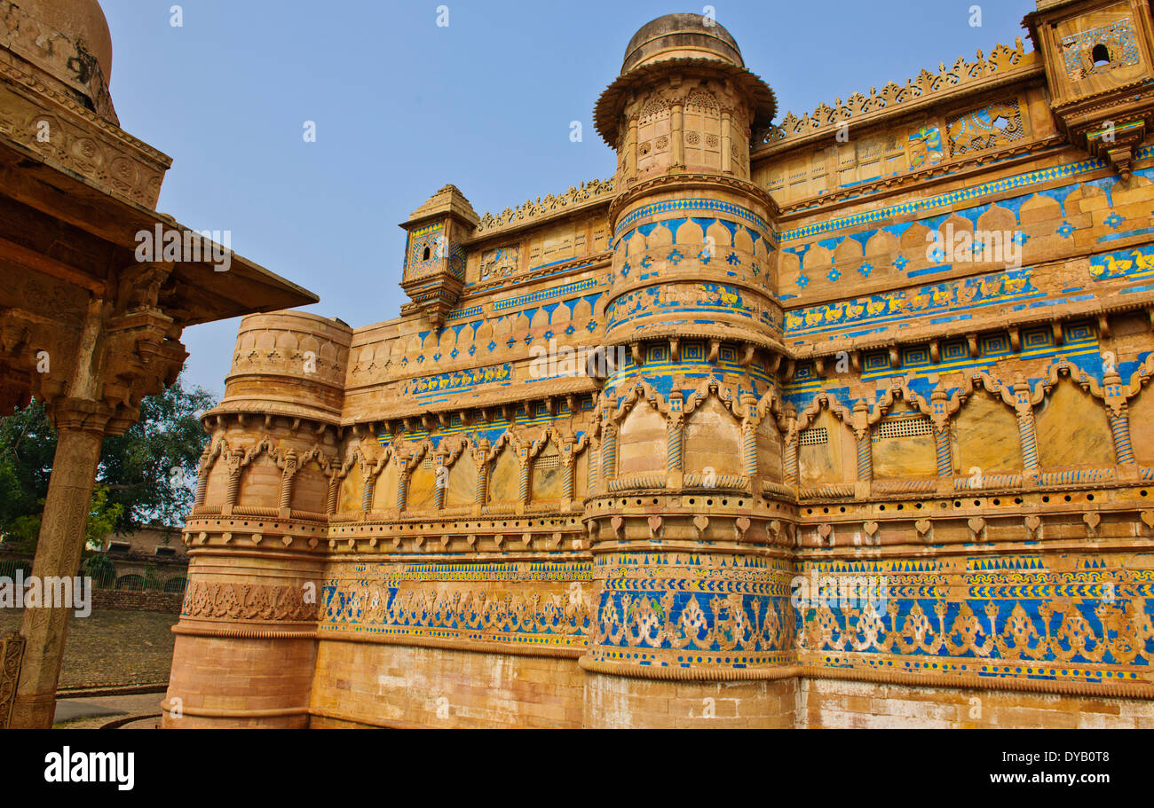 Gwalior Man Mandir Palace India Stock Photos & Gwalior Man Mandir ...