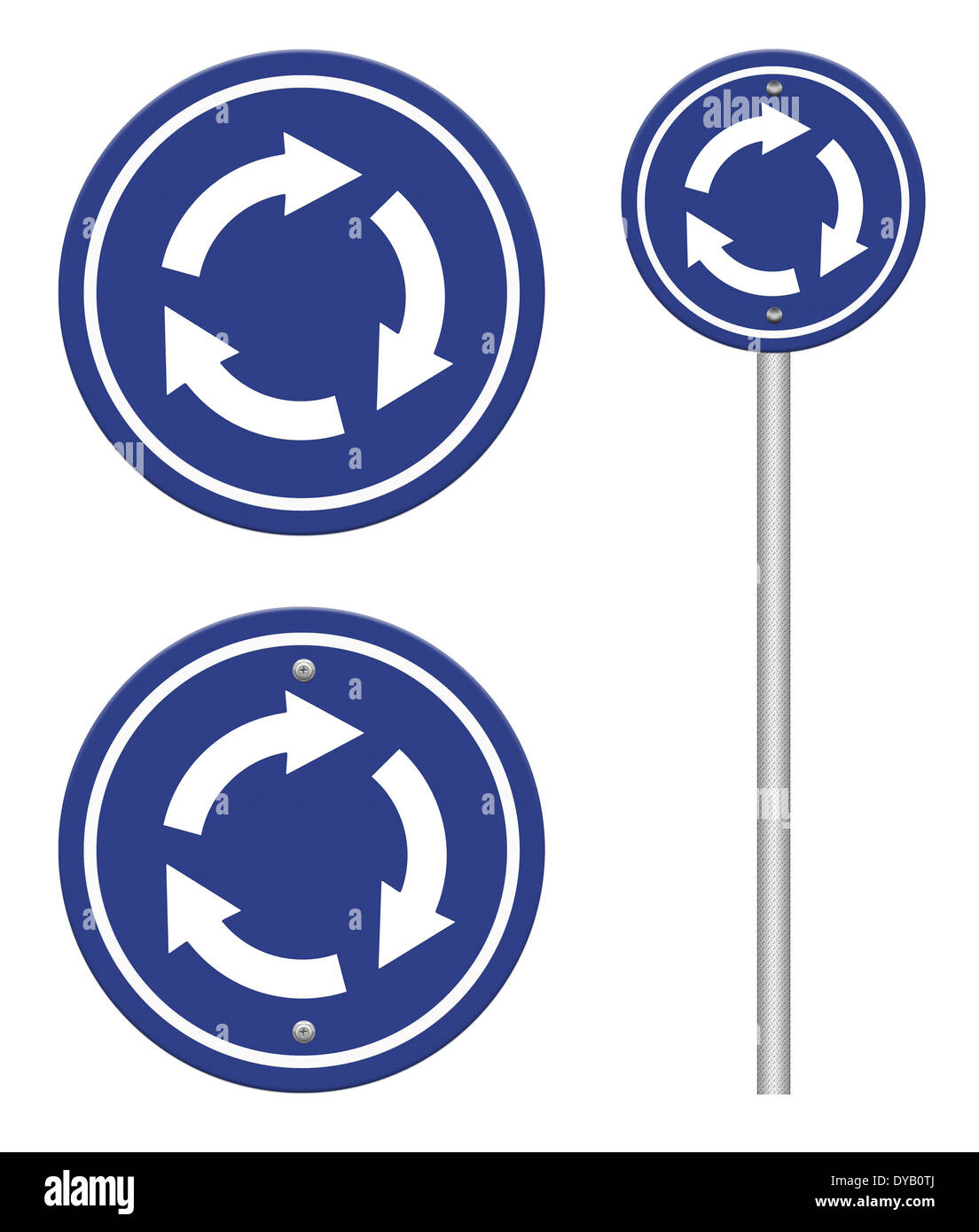 Ring road roundabout Cut Out Stock Images & Pictures - Alamy