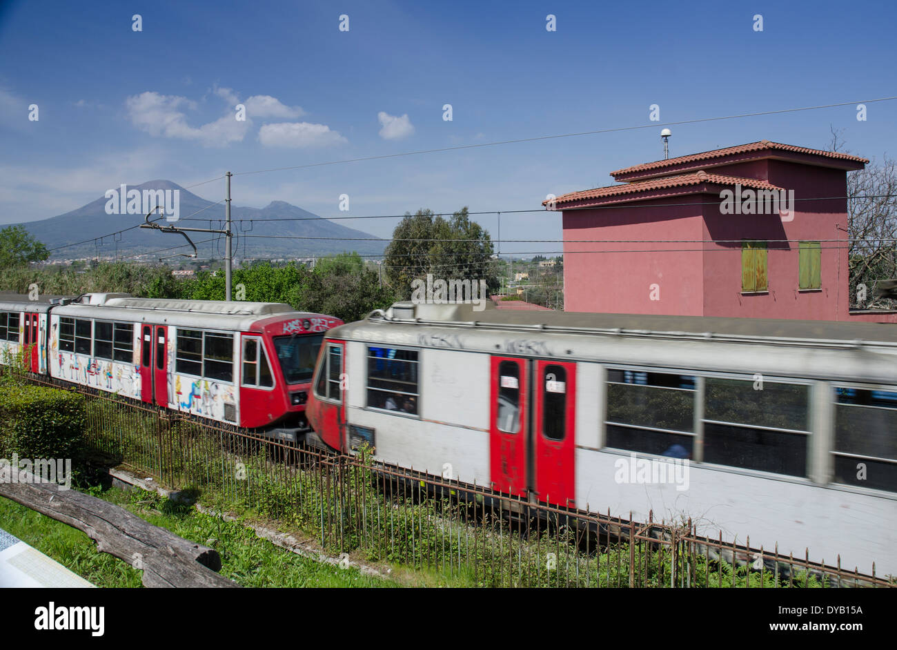 Circumvesuviana railway hi-res stock photography and images - Alamy