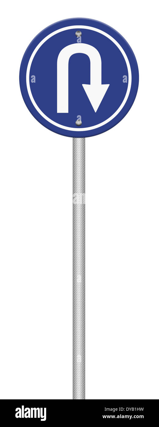 grunge traffic circle arrow sign Stock Photo - Alamy