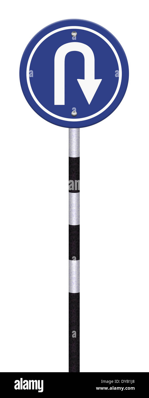 grunge traffic circle arrow sign Stock Photo - Alamy