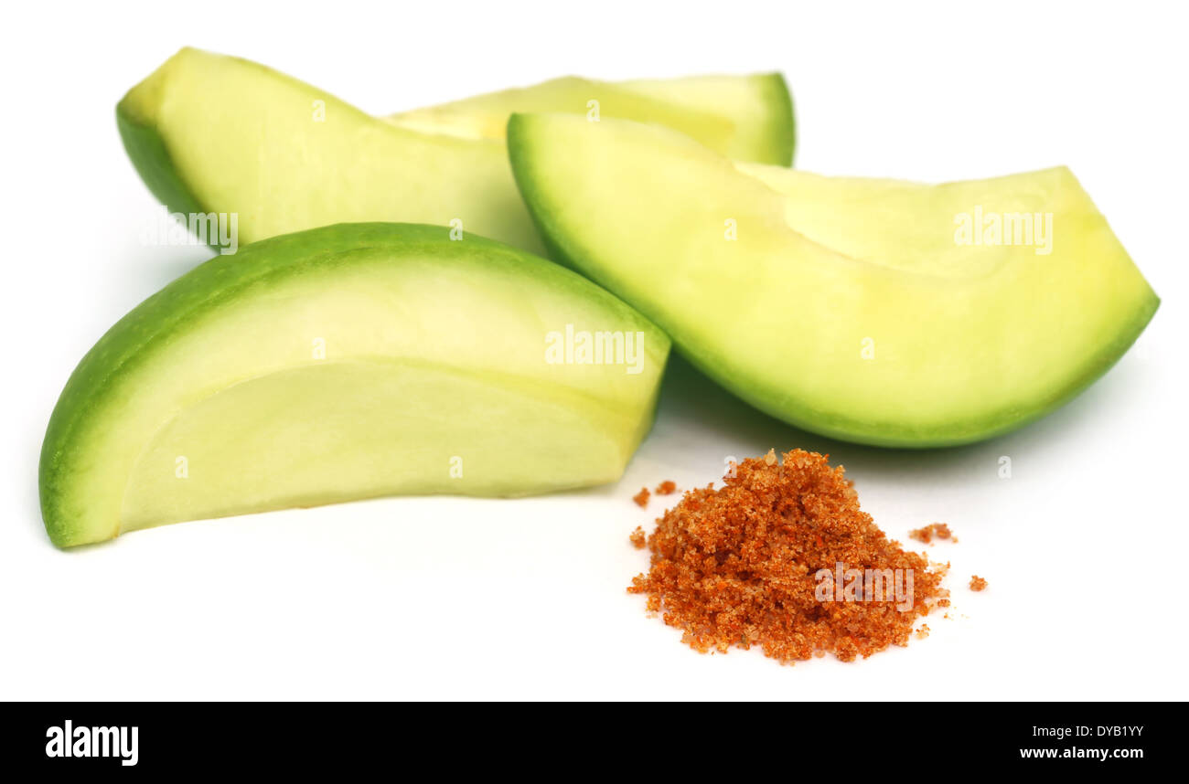 Mango Slices With Chili