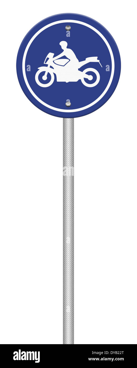 traffic sign forbidden entrance motorcycle Stock Photo - Alamy