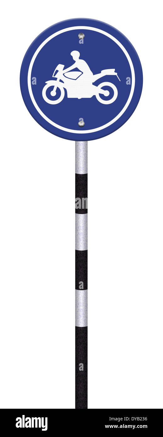 traffic sign forbidden entrance motorcycle Stock Photo - Alamy