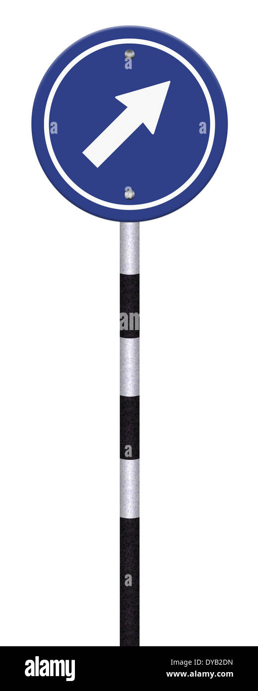 European traffic signal one-way traffic in a road junction Stock Photo ...