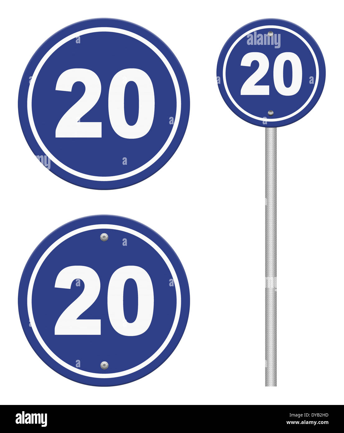 road sign indicating a speed limit Stock Photo - Alamy