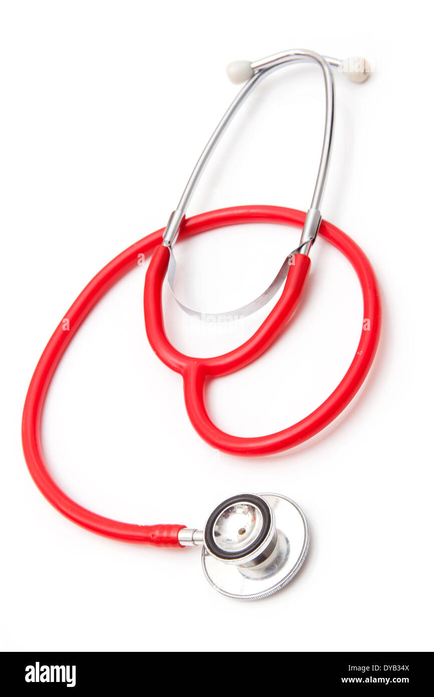 Medical stethoscope isolated on a white studio background Stock Photo ...