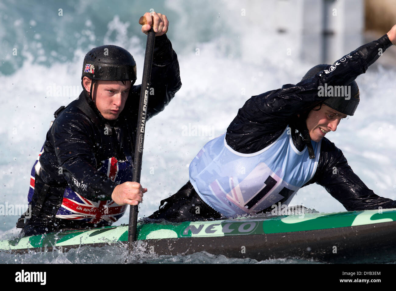 Adam BURGESS & Greg PITT, A Final C2 Men GB Canoe Slalom 2014 Selection ...