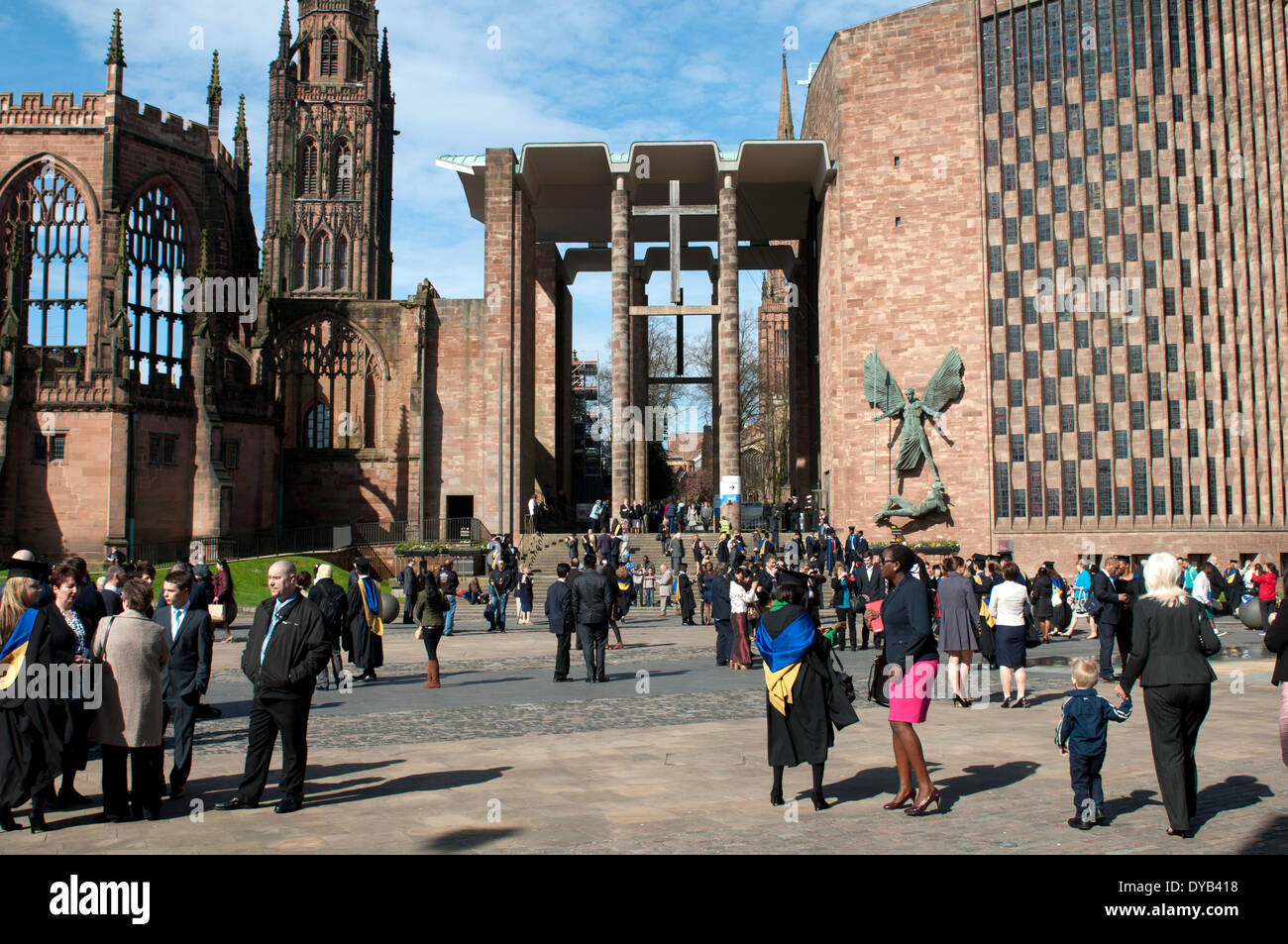 Coventry University Graduation Day at Coventry Cathedral, England, UK ...