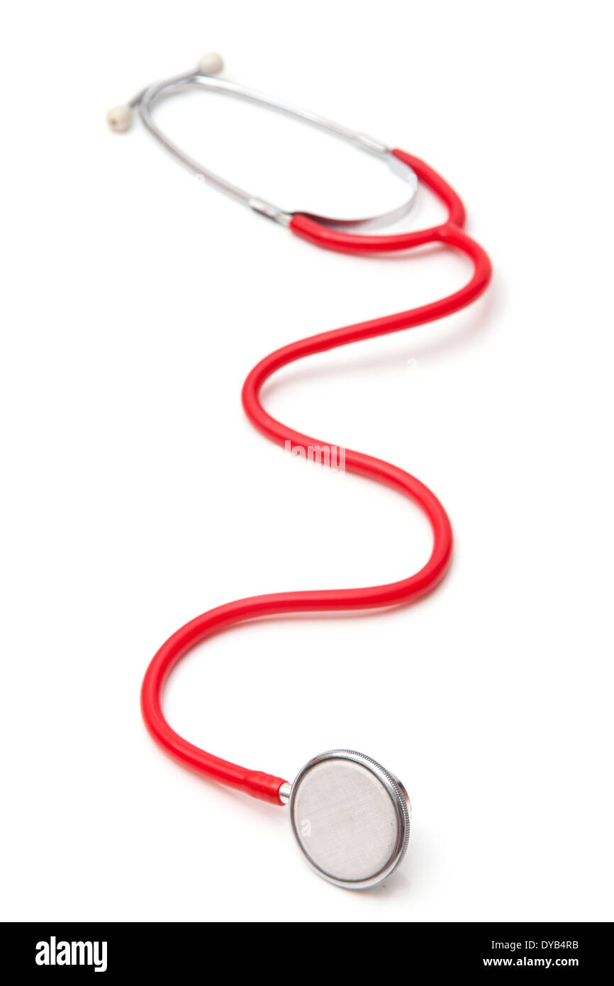 Medical stethoscope isolated on a white studio background Stock Photo ...