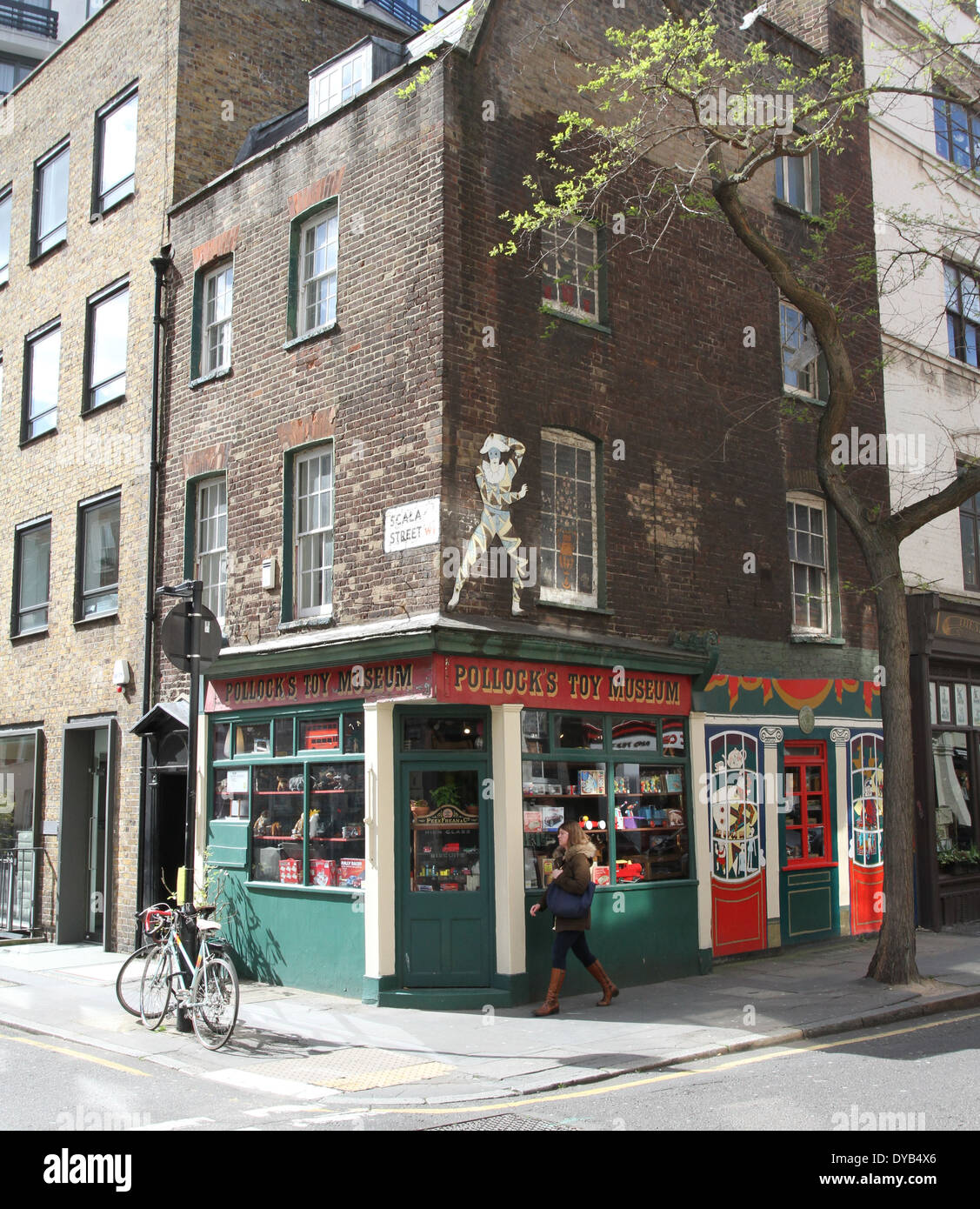 Exterior of Pollock's Toy Museum London UK April 2014 Stock Photo - Alamy