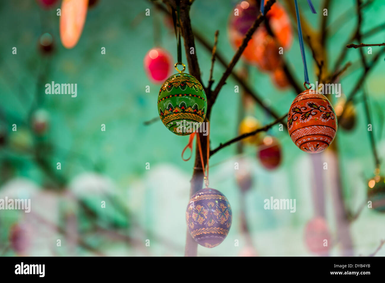 London: Fabergé celebrates Easter at Harrods Stock Photo - Alamy
