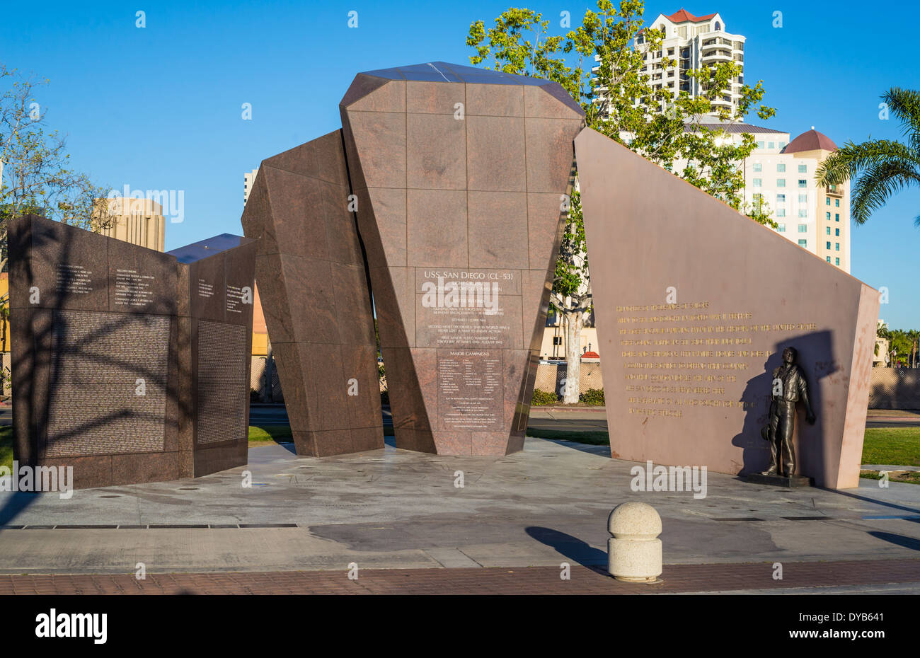 USS San Diego (CL-53) Memorial. San Diego, California, United States ...