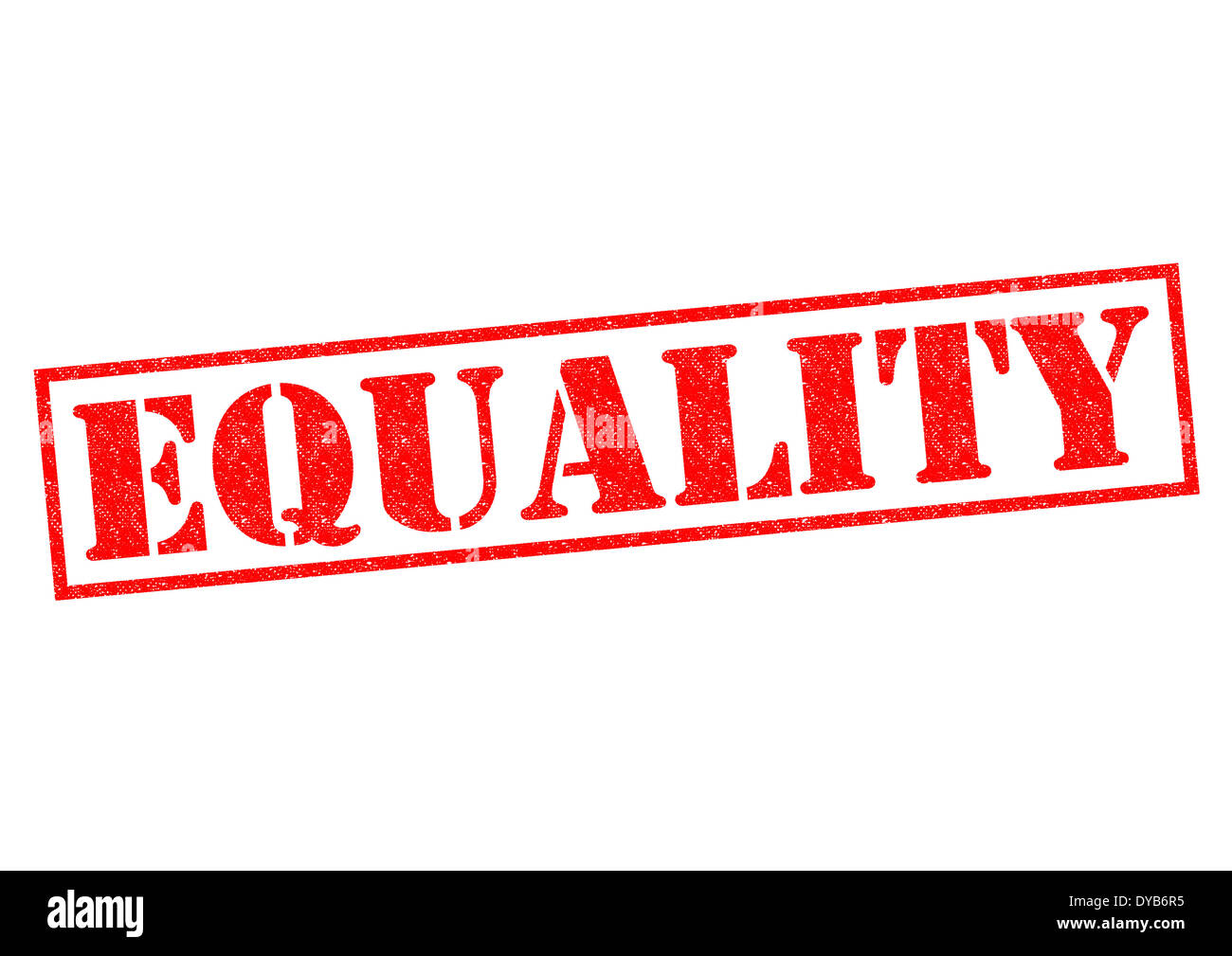 EQUALITY red Rubber Stamp over a white background Stock Photo - Alamy