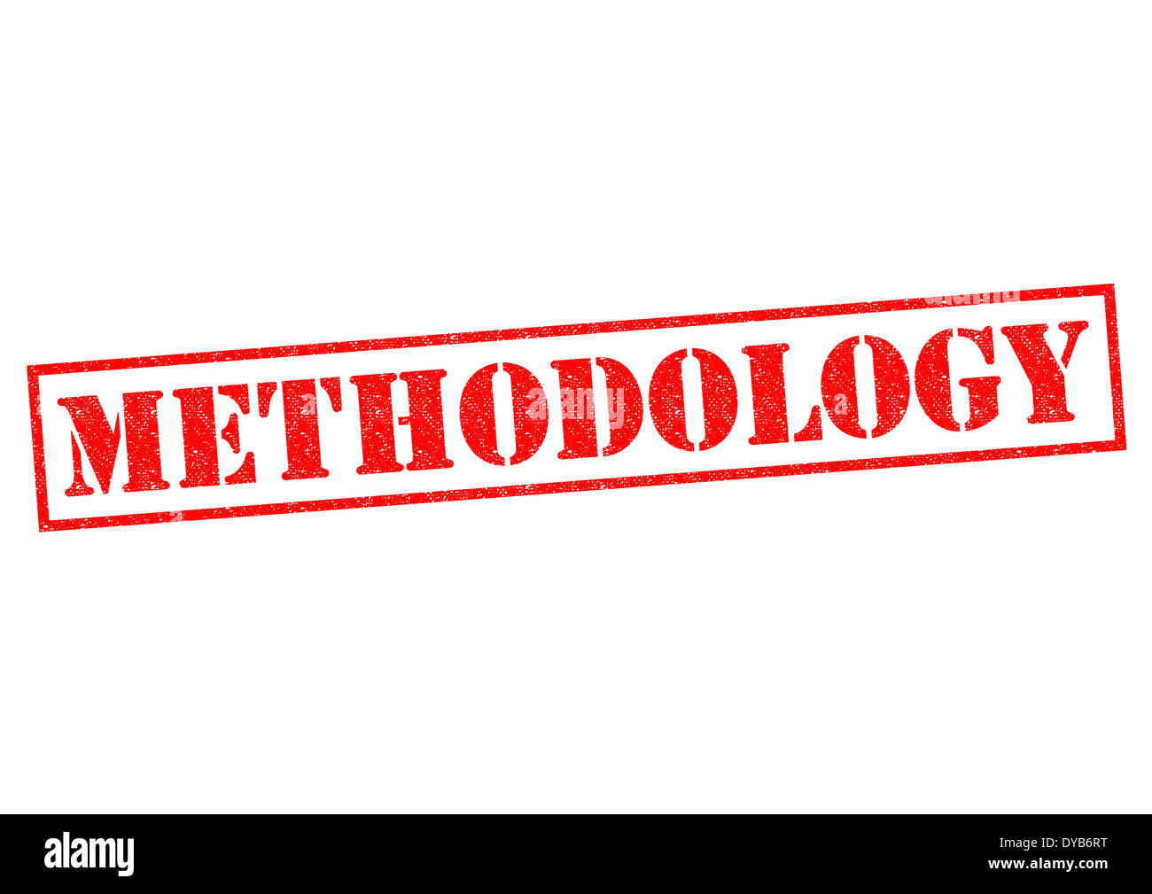 METHODOLOGY red Rubber stamp over a white background Stock Photo - Alamy