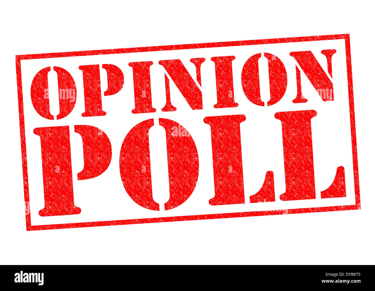 OPINION POLL red Rubber Stamp over a white background Stock Photo - Alamy