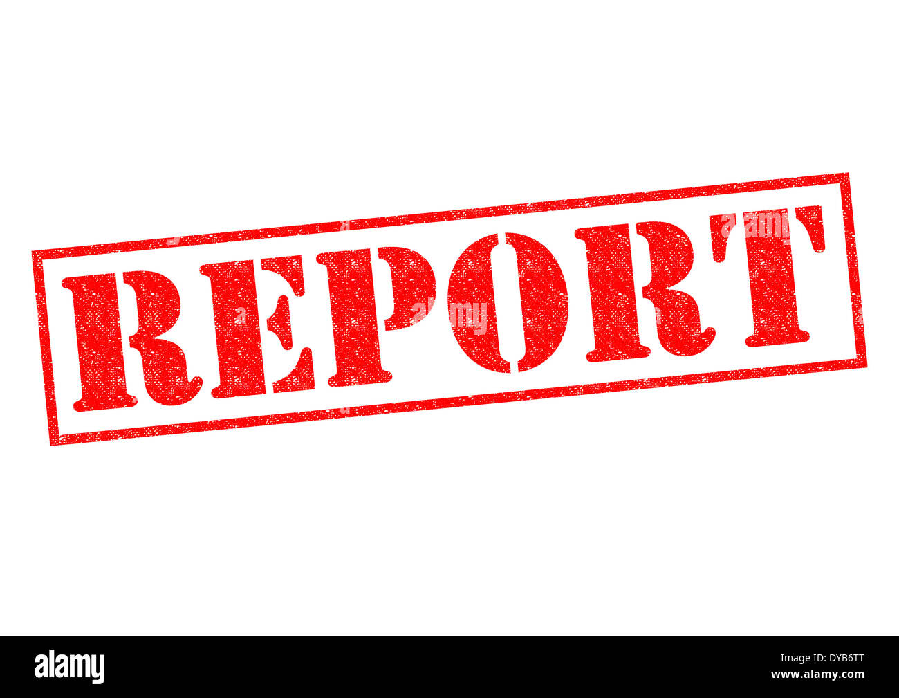 REPORT red Rubber Stamp over a white background Stock Photo - Alamy