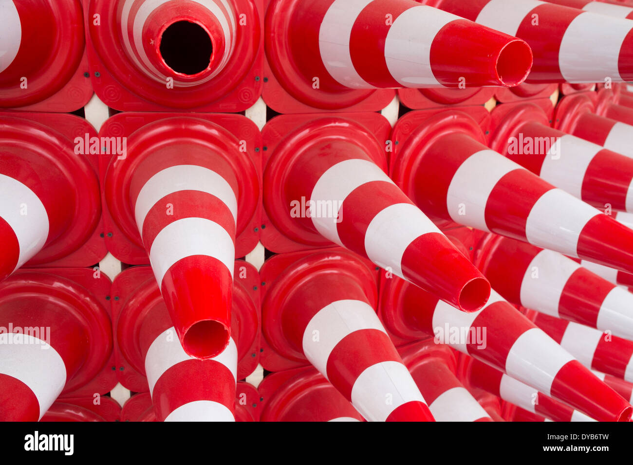 Street cone art Stock Photo - Alamy