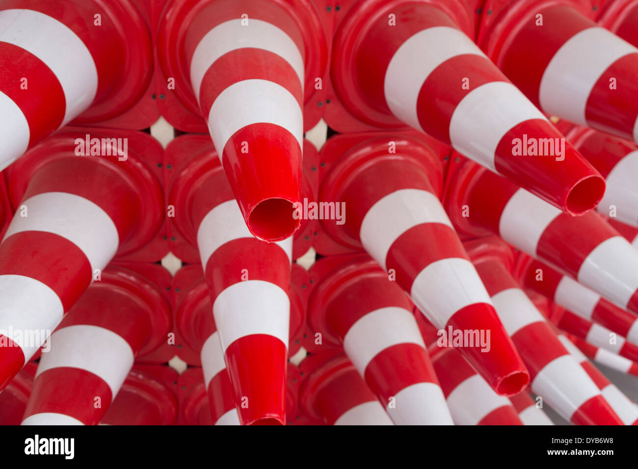 Street cone art Stock Photo - Alamy