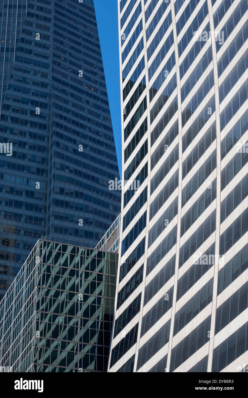 The Grace Building and other skyscrapers on 42nd Street in New York ...