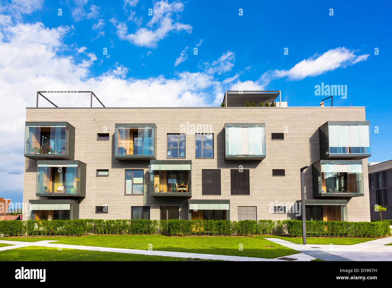 Modern residential architecture Stock Photo - Alamy