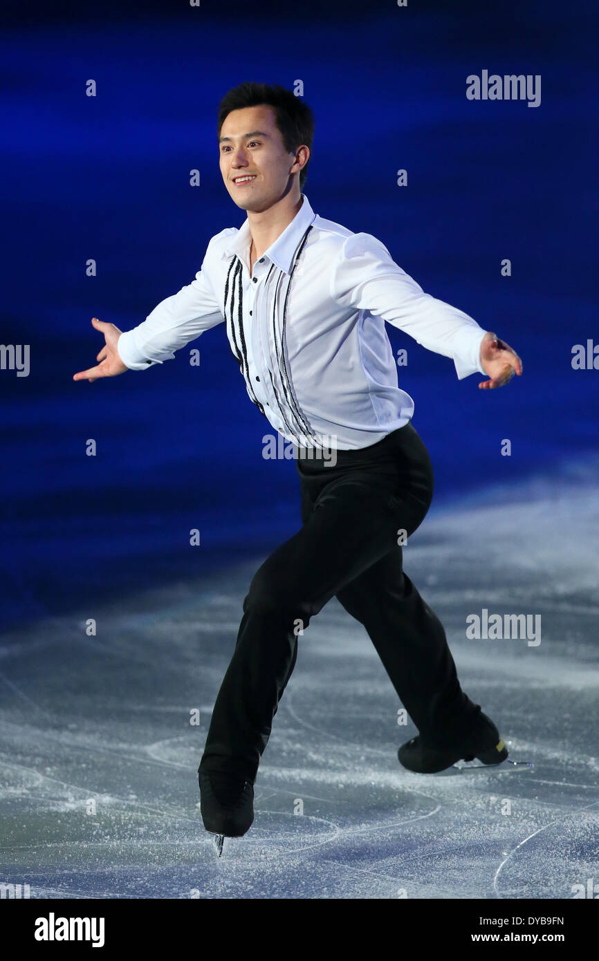 1st Yoyogi Gymnasium, Tokyo, Japan. 11th Apr, 2014. Patrick Chan, APRIL ...