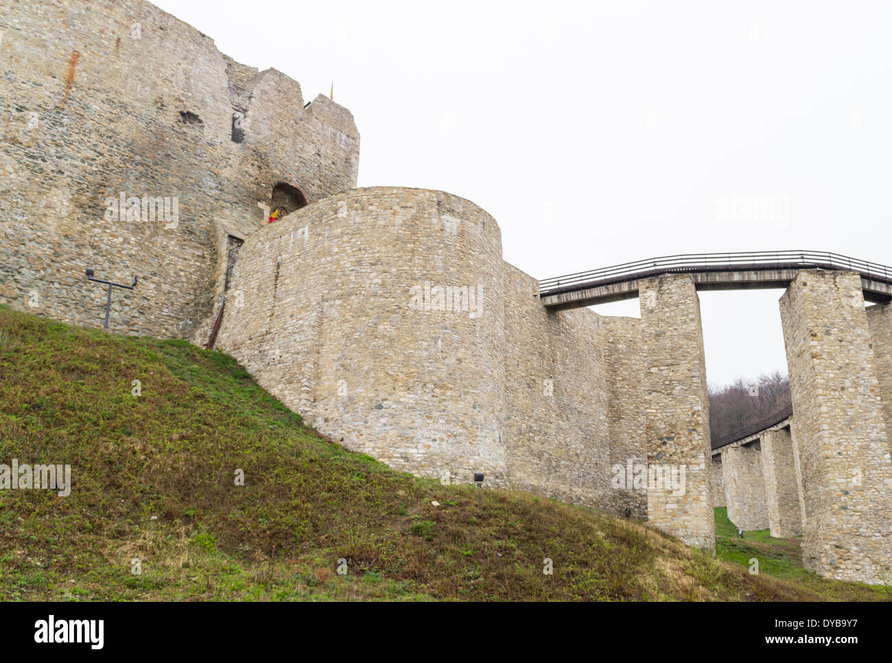 The Neamt fortress Stock Photo - Alamy